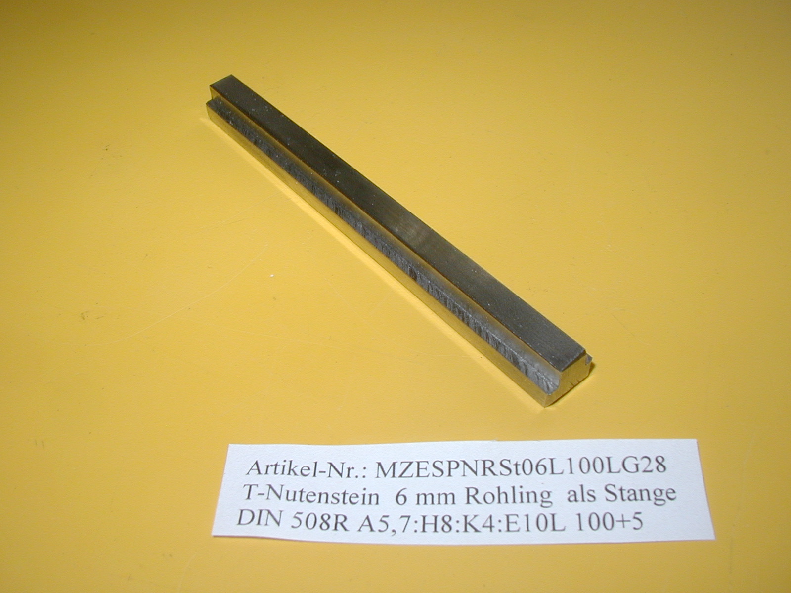 Spanneisen flach DIN 6314